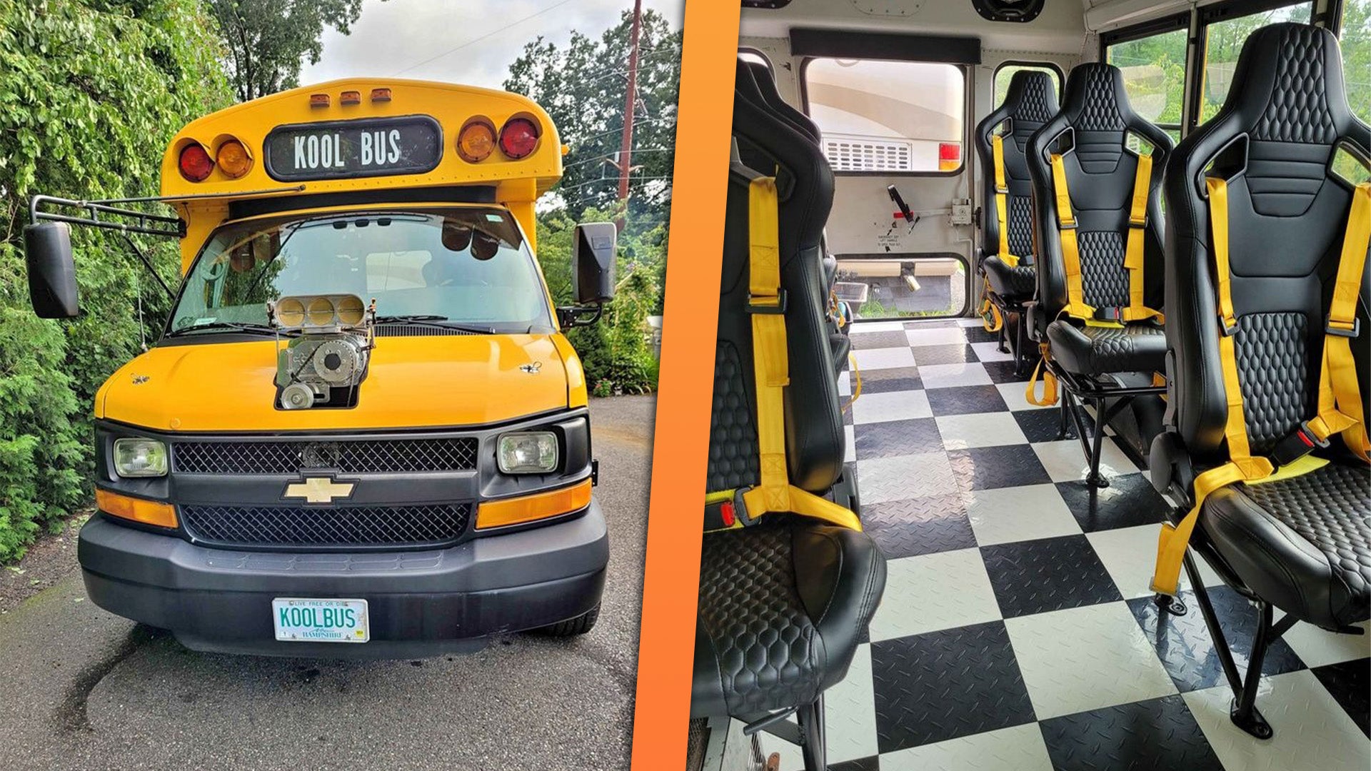 Hot Rod Chevy Bus s dmychadlem a sedmi závodními sedadly dělá návrat do ...